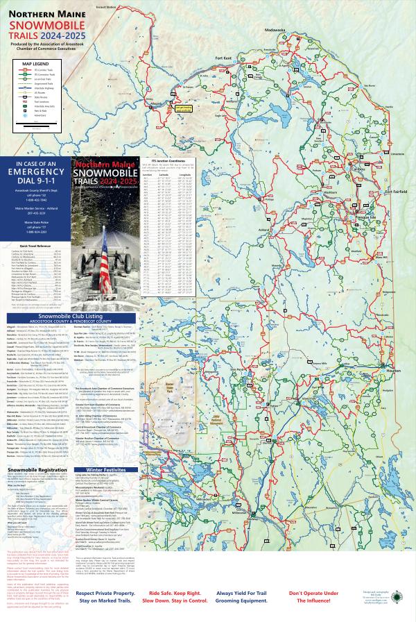 Aroostook County Snowmobile Map 2024-2025 | Joomag Newsstand